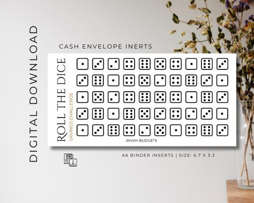 Roll the Dice Tracker Inserts Printable, Digital Download, A6 Inserts ...