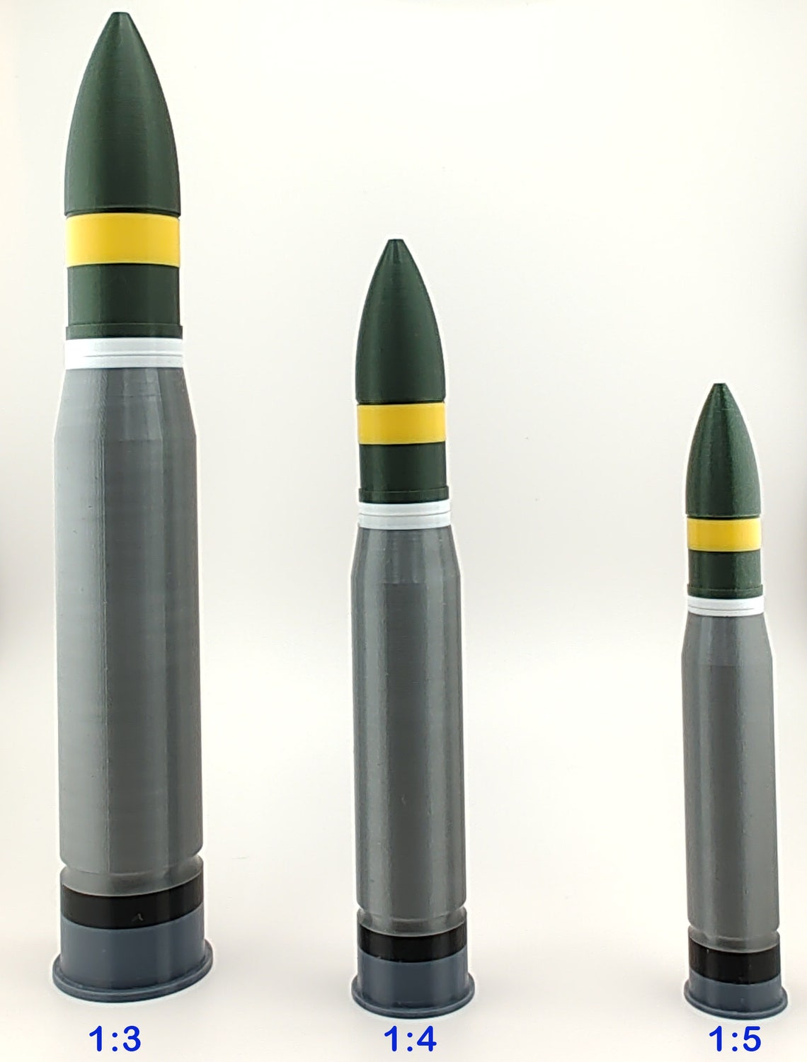 120mm M1147 AMP Sabot Round. Scaled Replica 3D Printed in Colored PETG. - Etsy