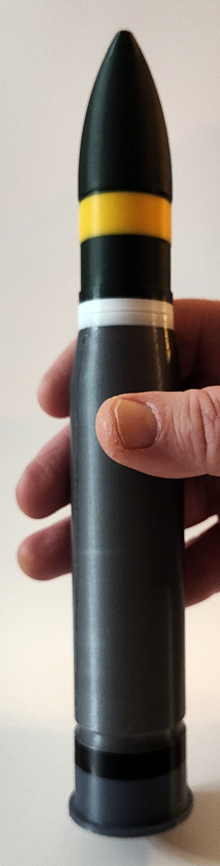 120mm M1147 AMP Sabot Round. Scaled Replica 3D Printed in Colored PETG ...