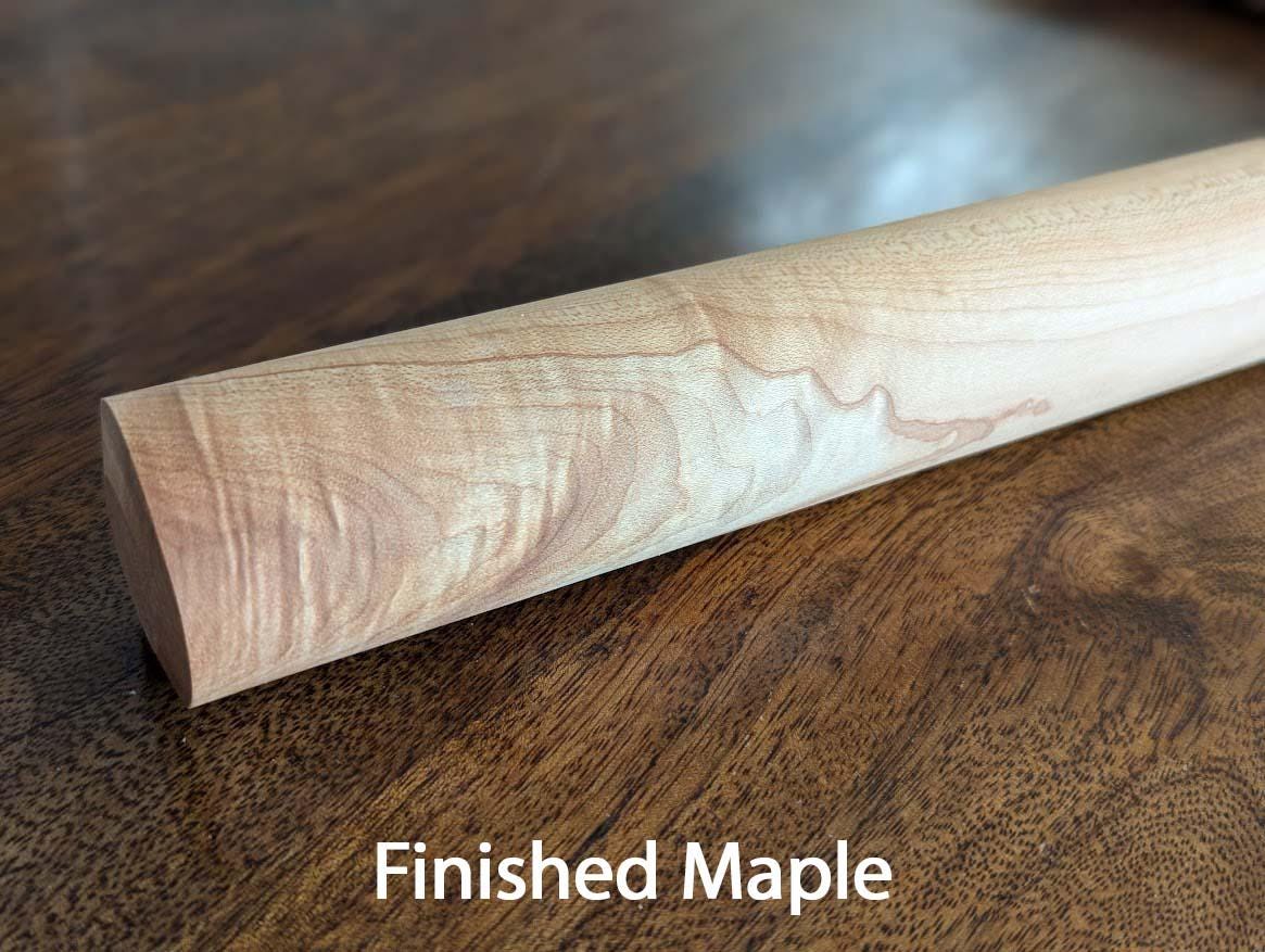Hand-turned Sugar Maple Rolling Pin – 17-inch, Finished or Unfinished ...