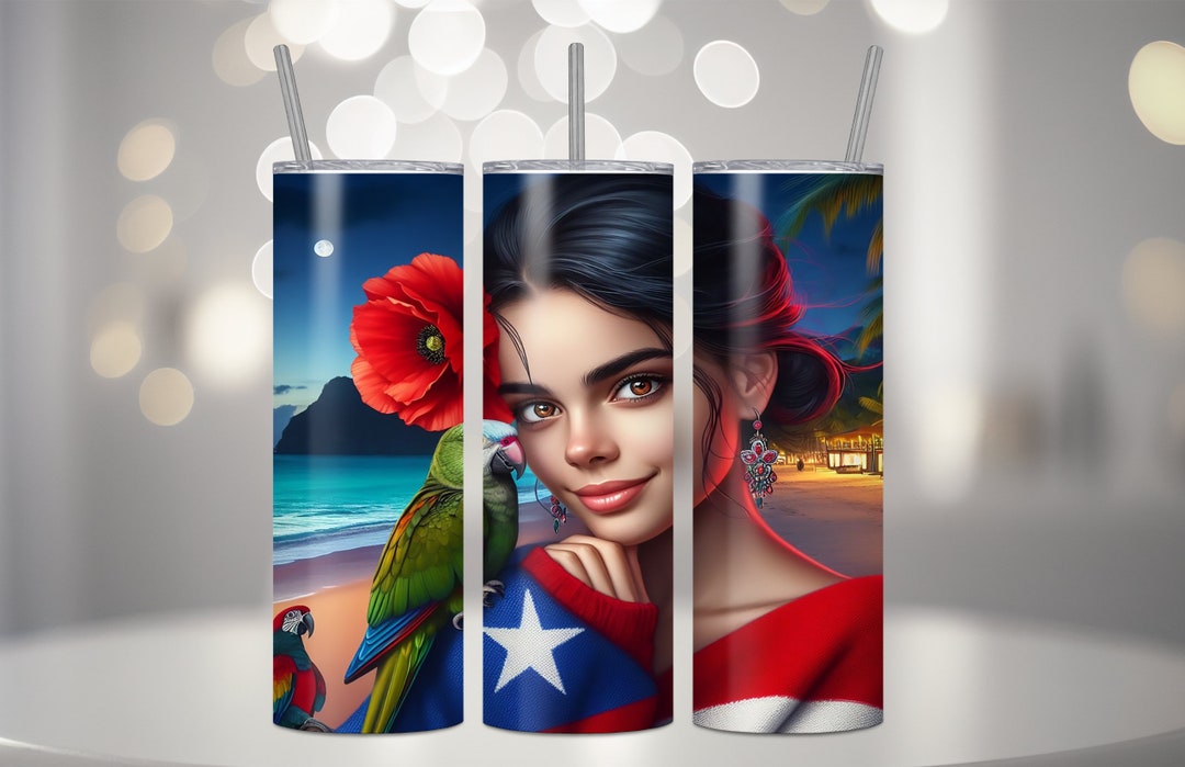 Puerto Rico Design PNG Sublimation TUMBLERS Digital Download Only - Etsy