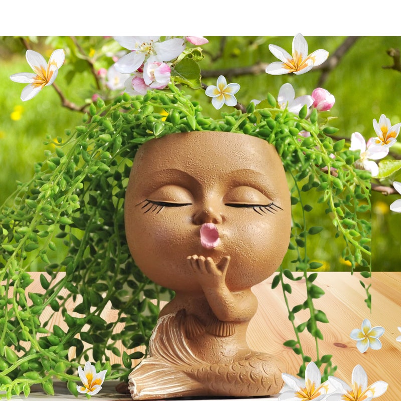 Mermaid Succulent Planter - Etsy