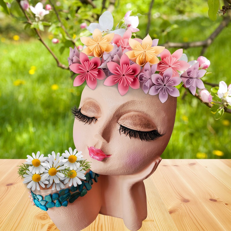 Girl With Pot - Etsy