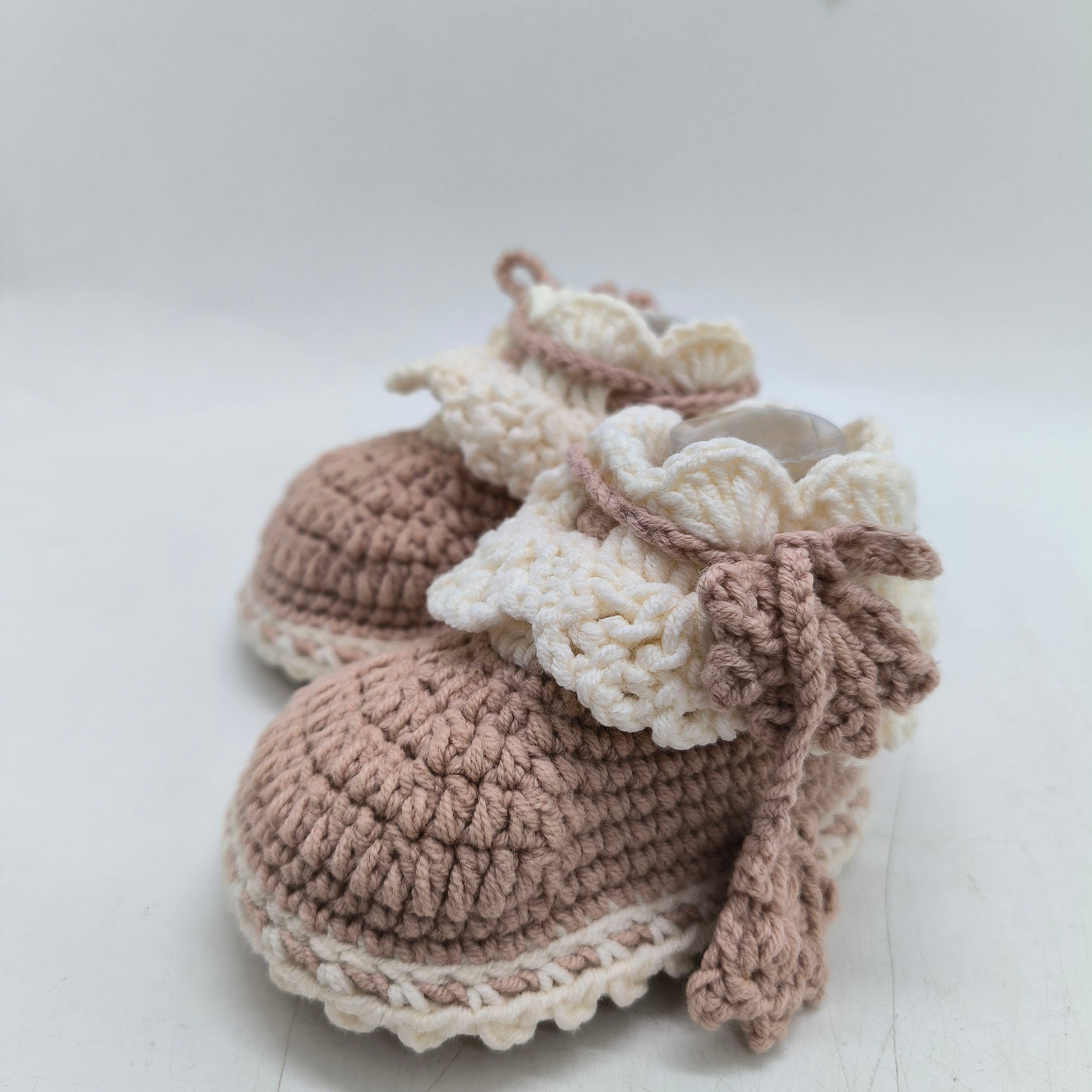 Newborn Slippers, Crochet Baby Shoes, Handmade Baby Shoes Baby Gifts ...