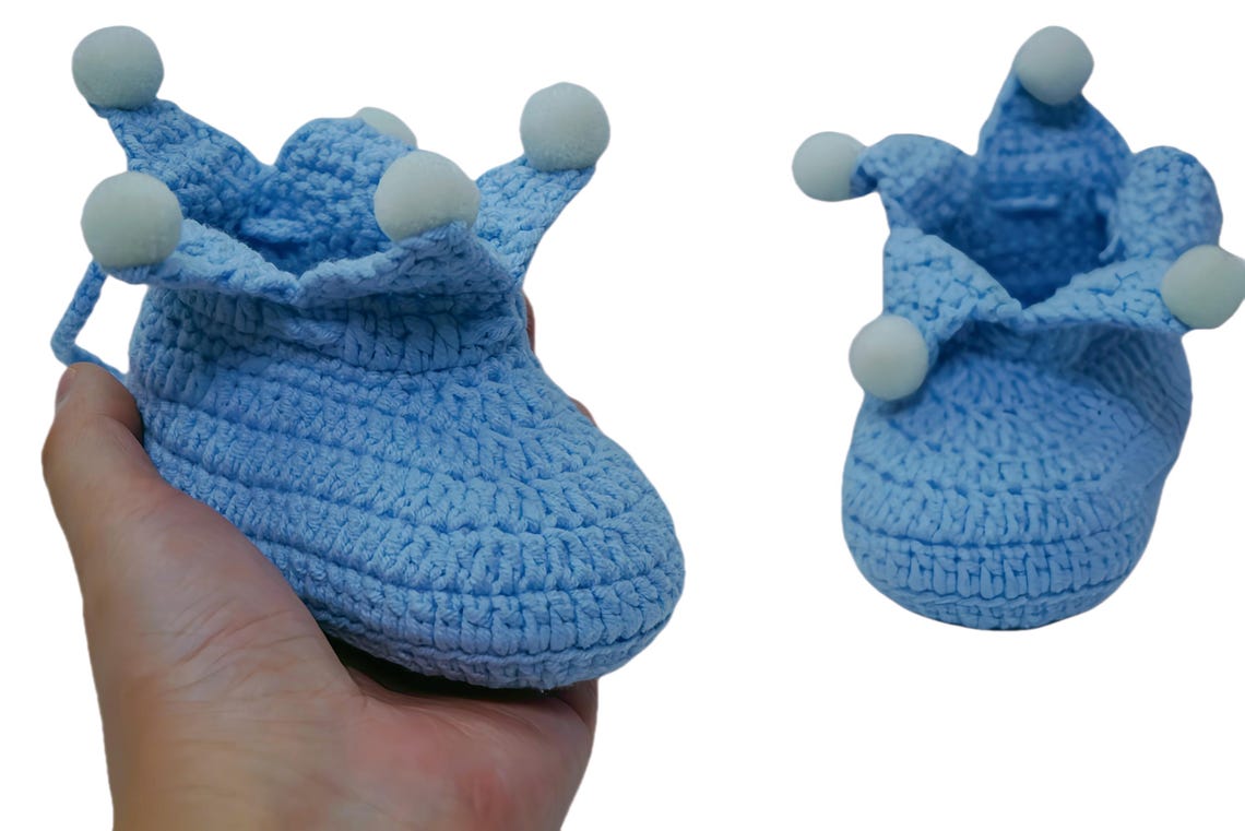Gender Neutral Baby Shoes | Crochet Baby Outfit | Unisex Infant Shoes ...