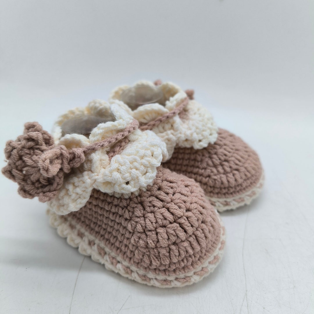 Newborn Slippers, Crochet Baby Shoes, Handmade Baby Shoes Baby Gifts ...