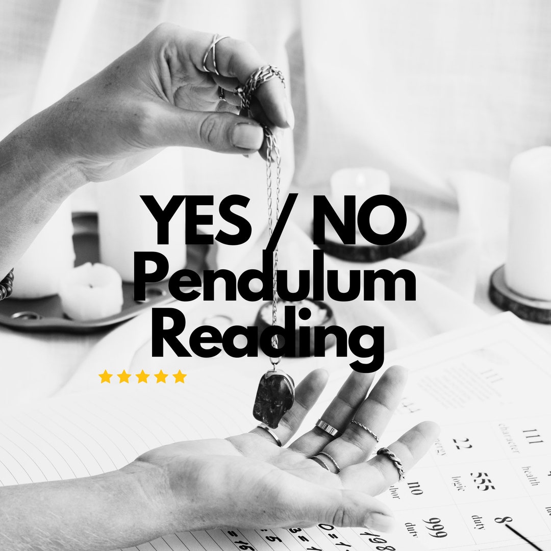 Pendulum Reading Yes or No Answer Prediction - Etsy
