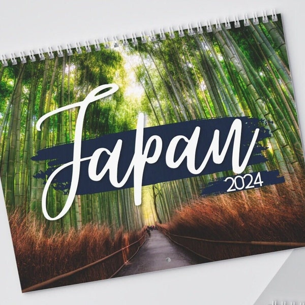 Japanese Landscape Calendar - Etsy