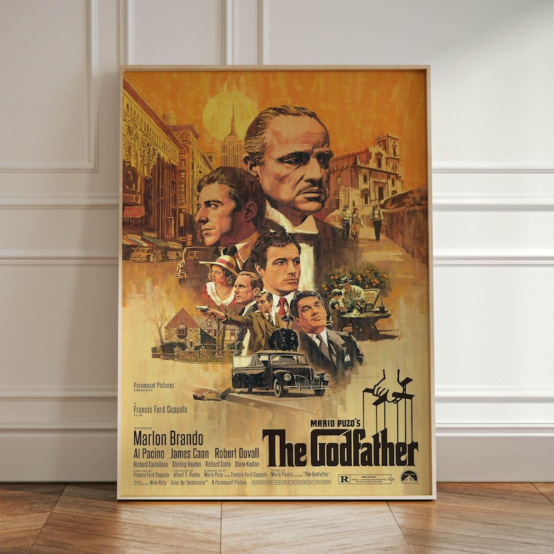 The Godfather Poster - Etsy
