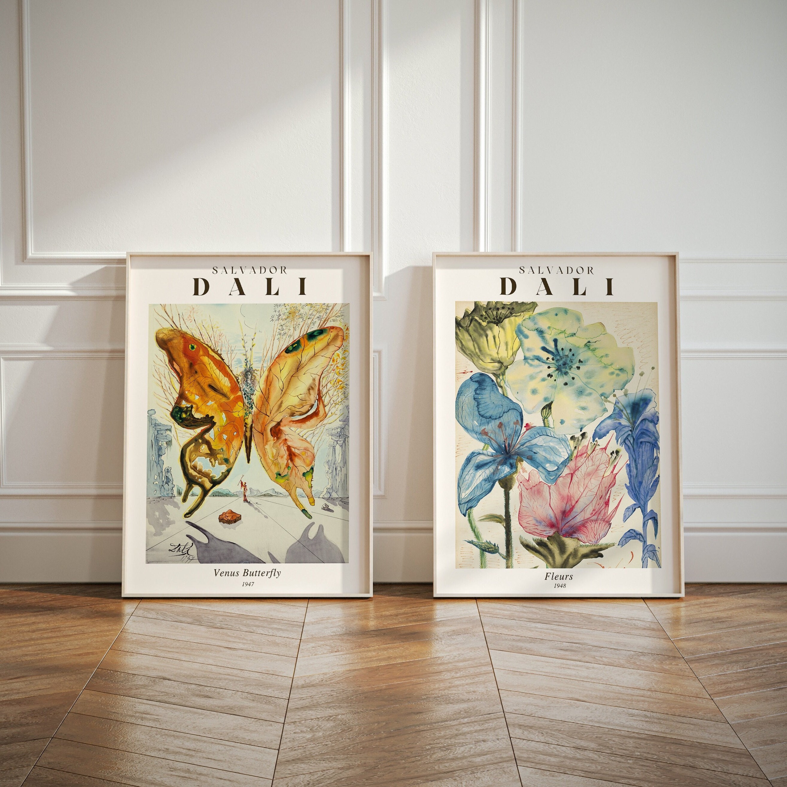 SET of 2 Salvador Dali Wall Art Print Dali Poster Dali Home - Etsy
