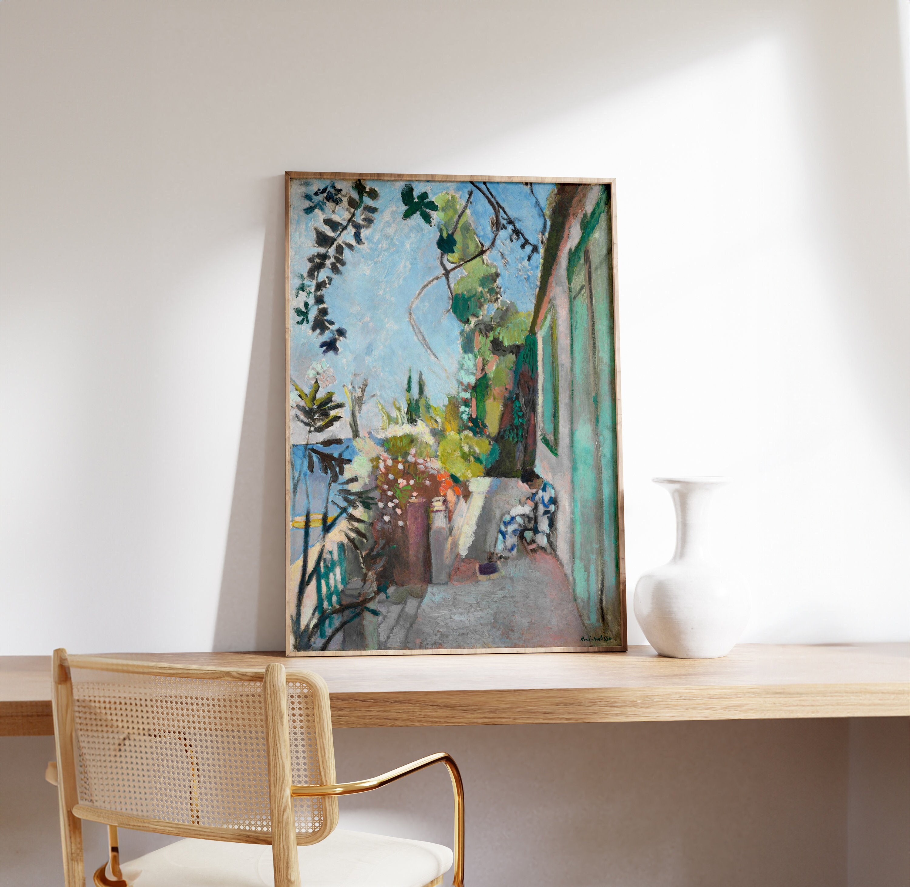Digital Print of Henri Matisse the Terrace Saint-tropez, Matisse ...