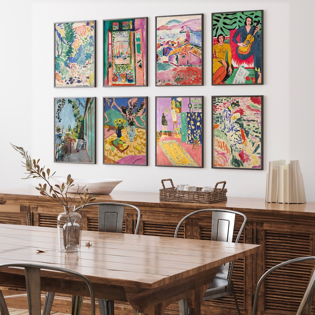SET of Henri Matisse Prints, Henri Matisse Posters, Henri Matisse Wall ...