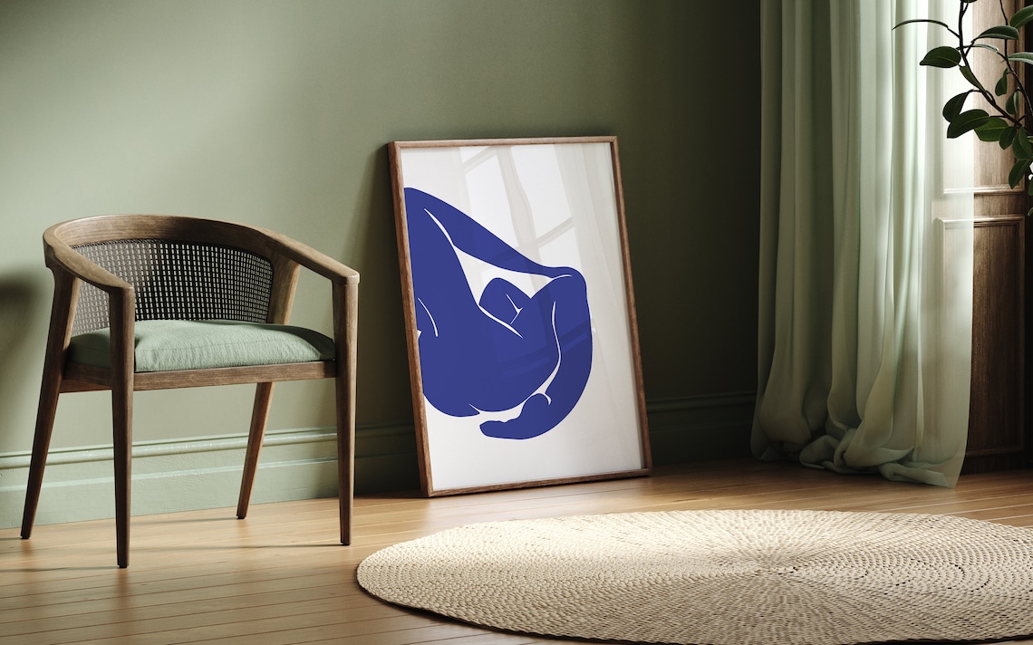 Henri Matisse Blue Woman Prints, Matisse Exhibition Poster, Matisse ...