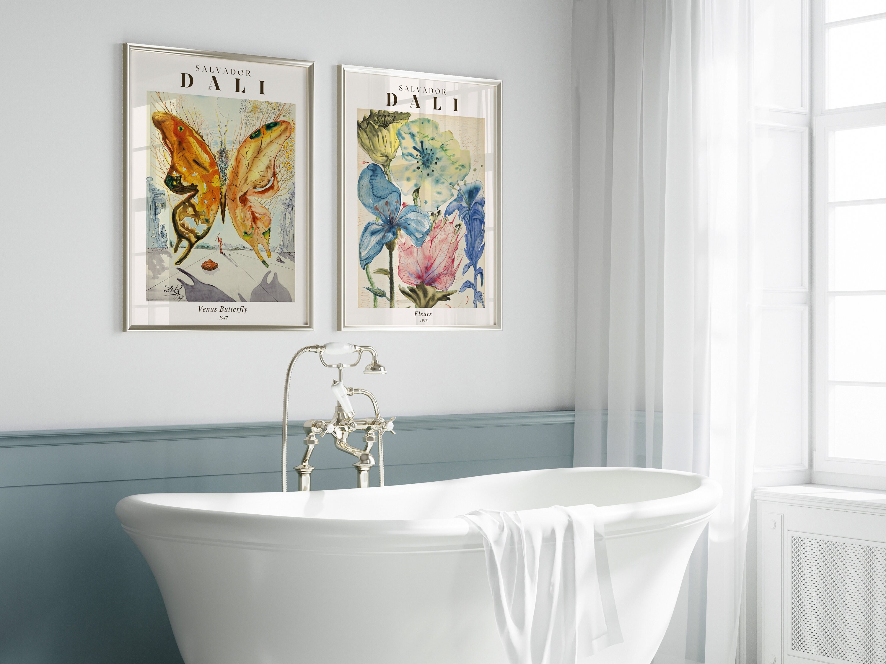 SET of 2 Salvador Dali Wall Art Print Dali Poster Dali Home - Etsy