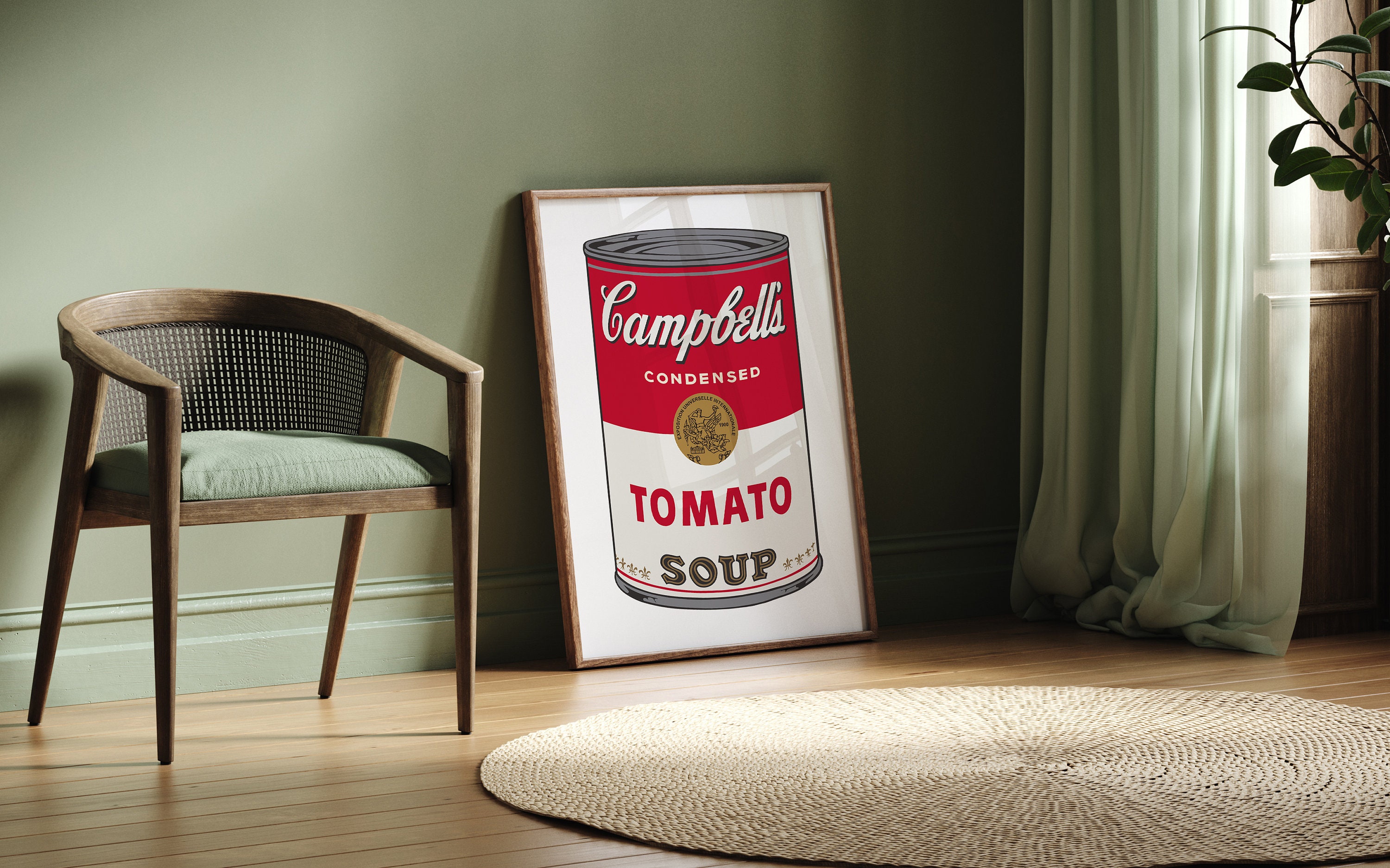 Andy Warhol Tomato Soup Wall Art Print, Andy Warhol Tomato Soup Poster ...