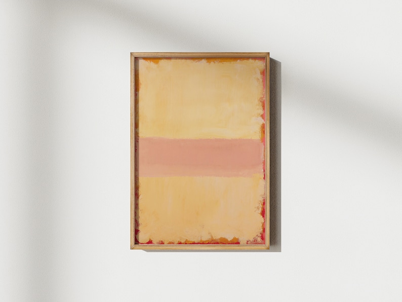 Mark Rothko Poster, Mark Rothko Print, Abstract Geometric Wall Art ...