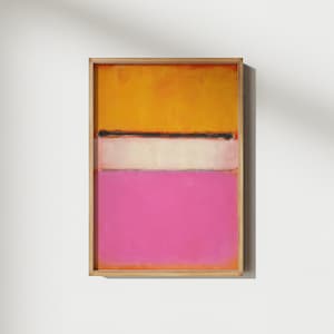Mark Rothko Poster, Mark Rothko Print, Abstract Geometric Wall Art ...