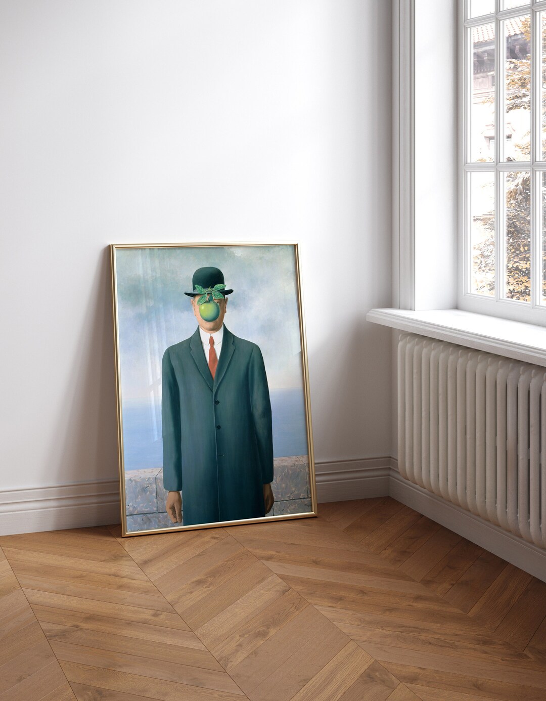 Rene Magritte the Son of Man Wall Art Print, Rene Magritte Poster, Rene ...