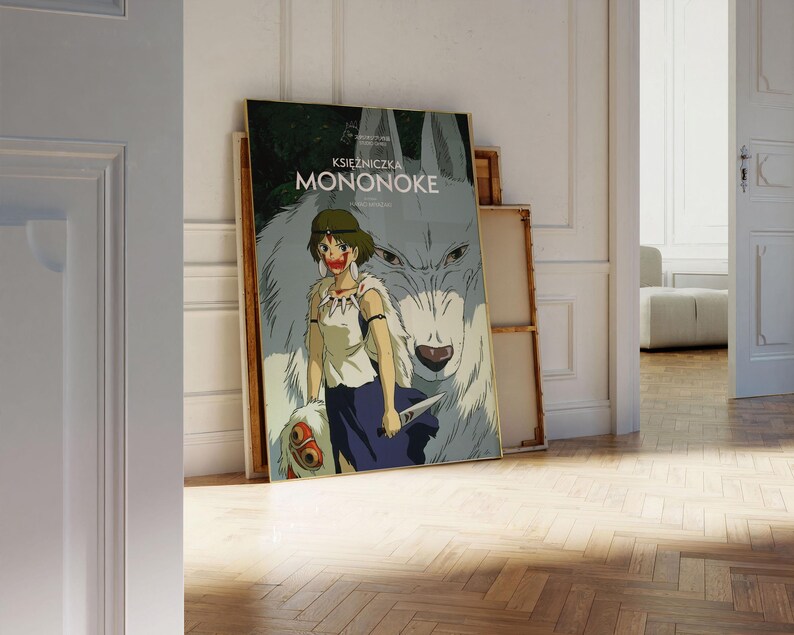 Princess Mononoke by Studio Ghibli Movie Poster Print, Popular Poster ...