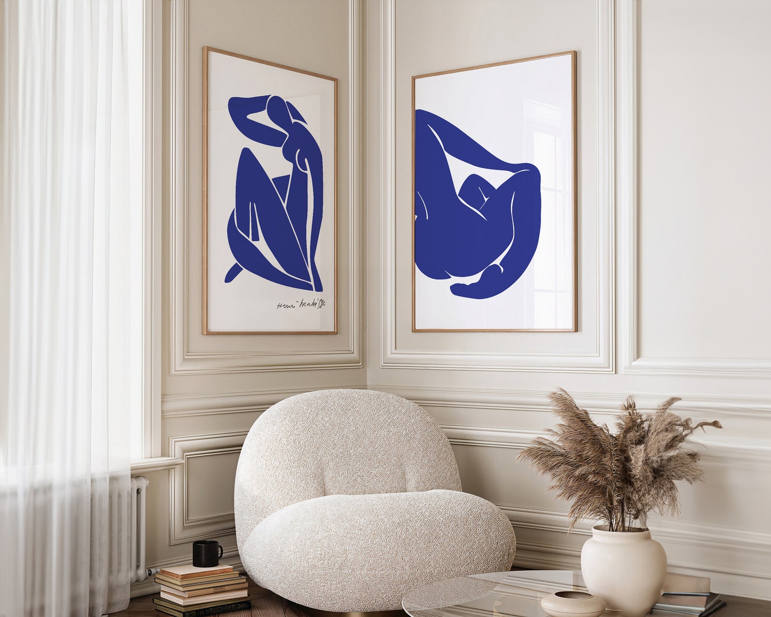 Gallery SET of 2 Henri Matisse Blue Woman Prints Henri - Etsy