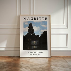 Rene Magritte the Dominion of Light Wall Art Print, Rene Magritte ...