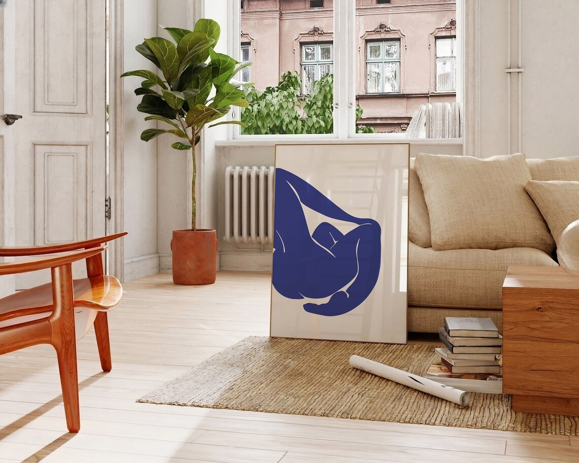 Henri Matisse Blue Woman Prints, Matisse Exhibition Poster, Matisse ...