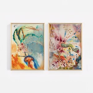 SET of Salvador Dali Prints, Salvador Dali Posters, Salvador Dali Wall ...