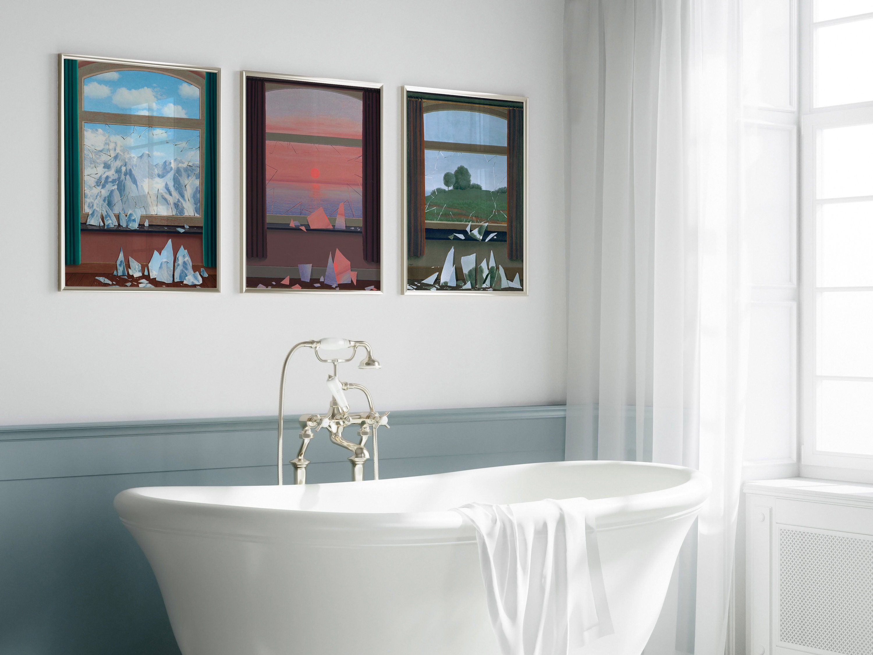 SET of 3 Rene Magritte the World of Image Prints Rene - Etsy