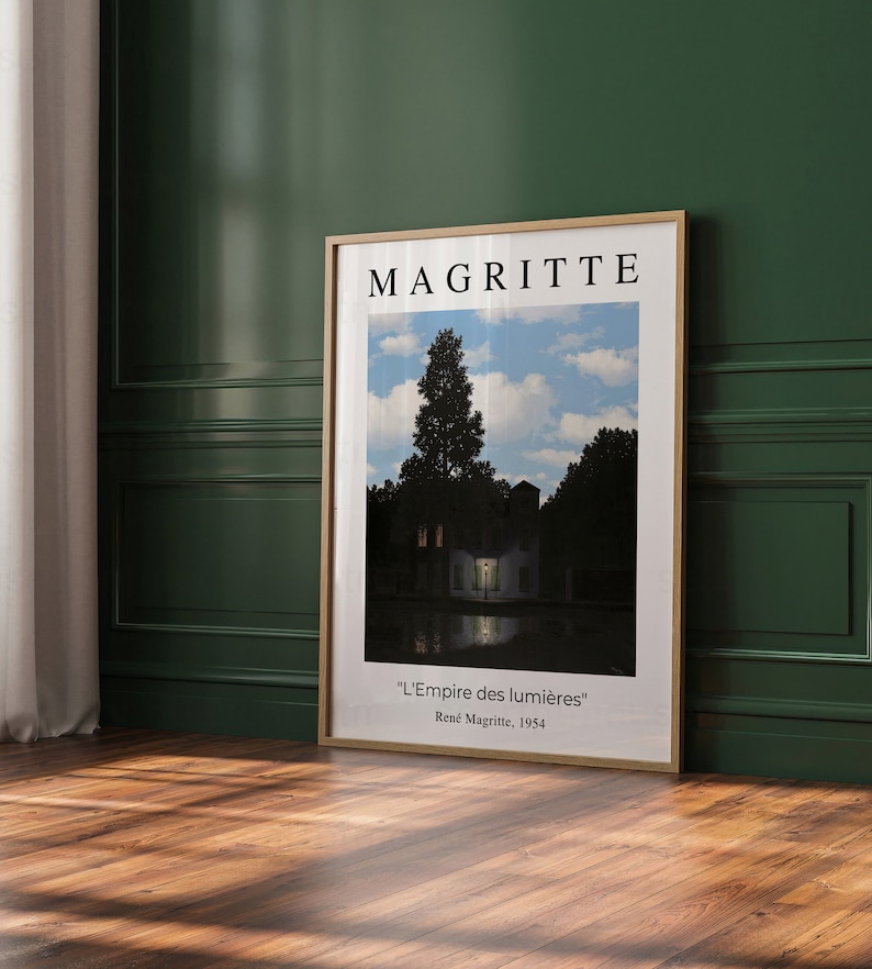 Rene Magritte the Dominion of Light Wall Art Print, Rene Magritte ...