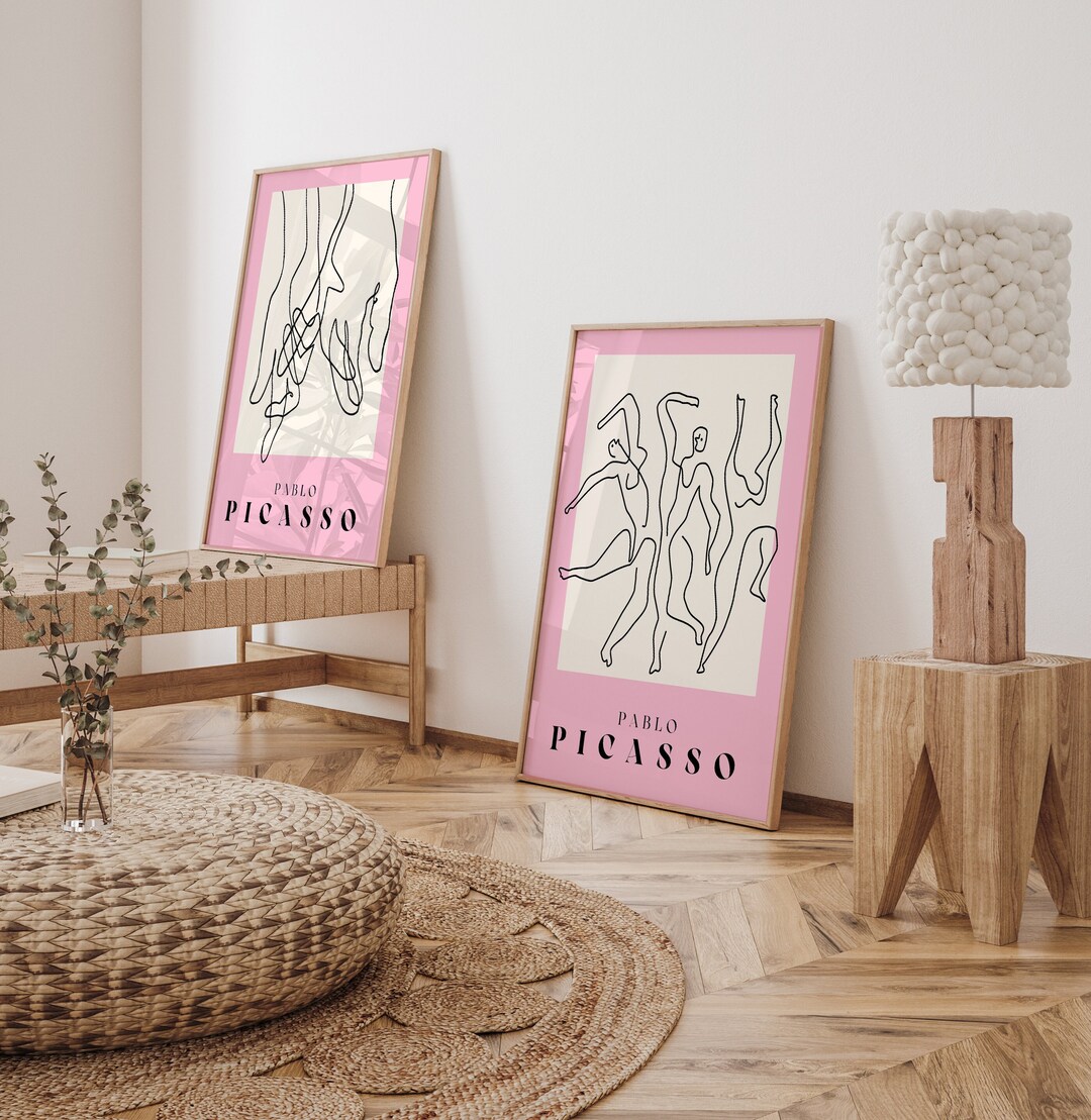 SET of 2 Pablo Picasso Wall Art Print, Picasso Poster, Picasso Home ...