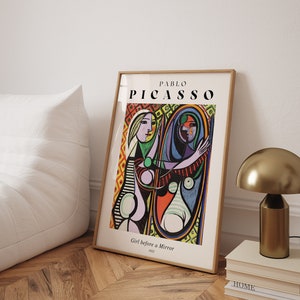 Pablo Picasso Wall Art Print, Picasso Poster, Picasso Home Decor, Neutral Abstract Vintage ...