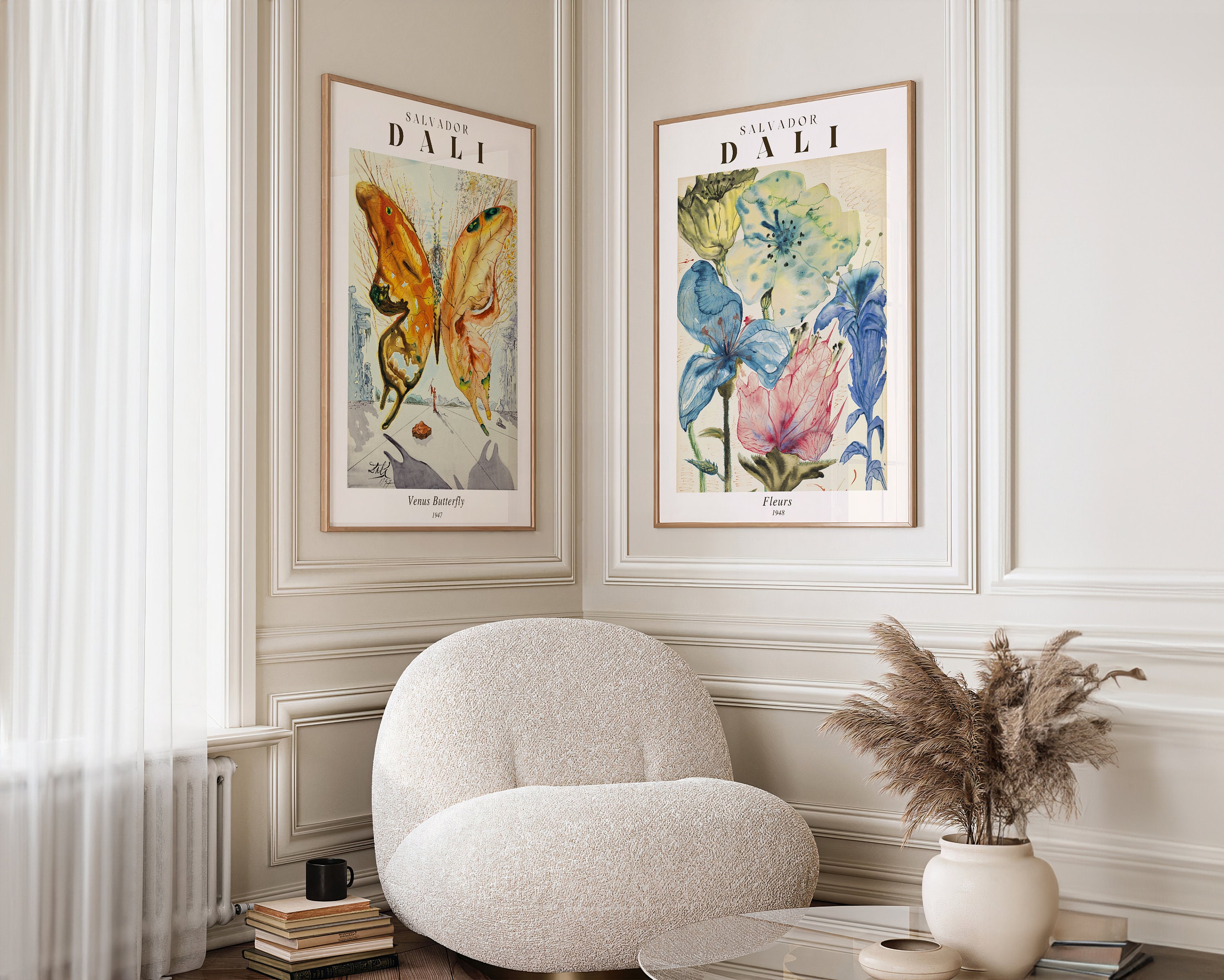 SET of 2 Salvador Dali Wall Art Print Dali Poster Dali Home - Etsy