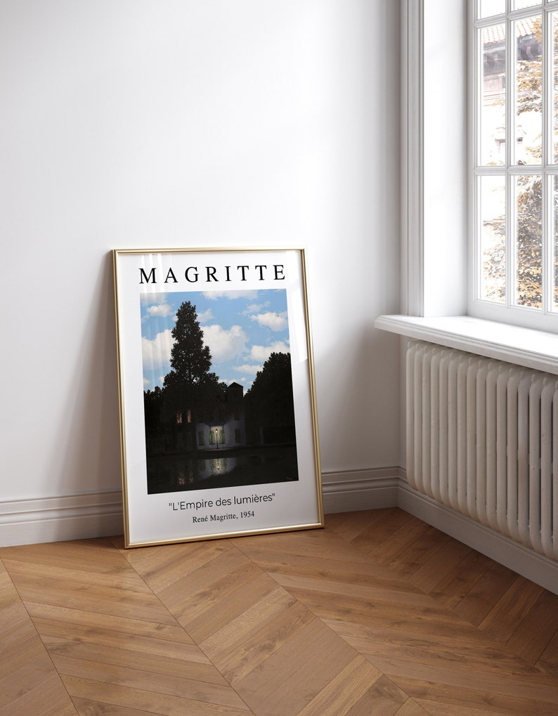 Rene Magritte the Dominion of Light Wall Art Print, Rene Magritte ...
