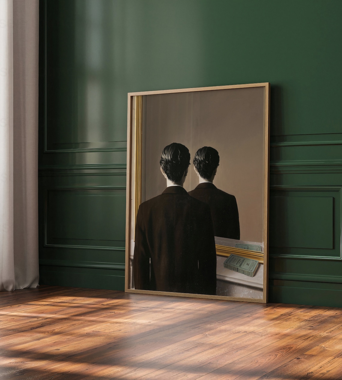 Rene Magritte Not to Be Reproduced Wall Art Print Rene - Etsy