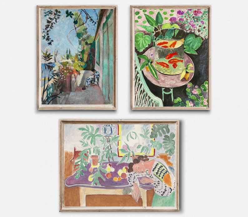 Gallery Wall Set of Henri Matisse Prints Open Window Print - Etsy