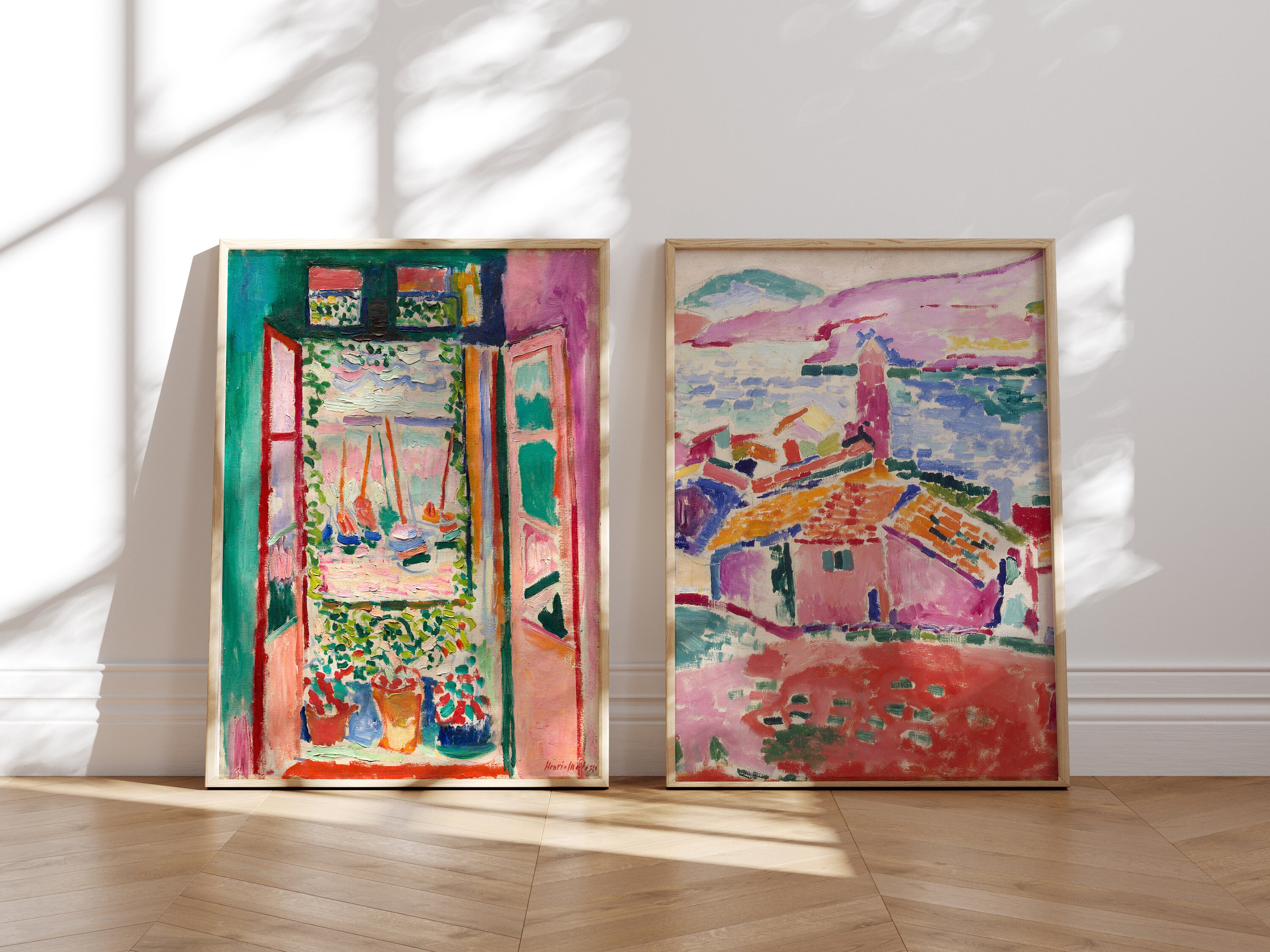 Printable Set of 2 Henri Matisse Prints, Open Window Print, View of ...