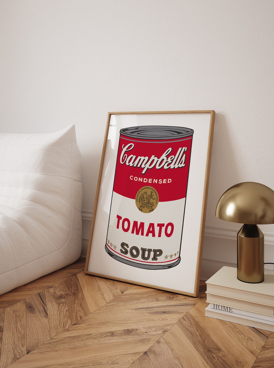 Andy Warhol Tomato Soup Wall Art Print, Andy Warhol Tomato Soup Poster ...