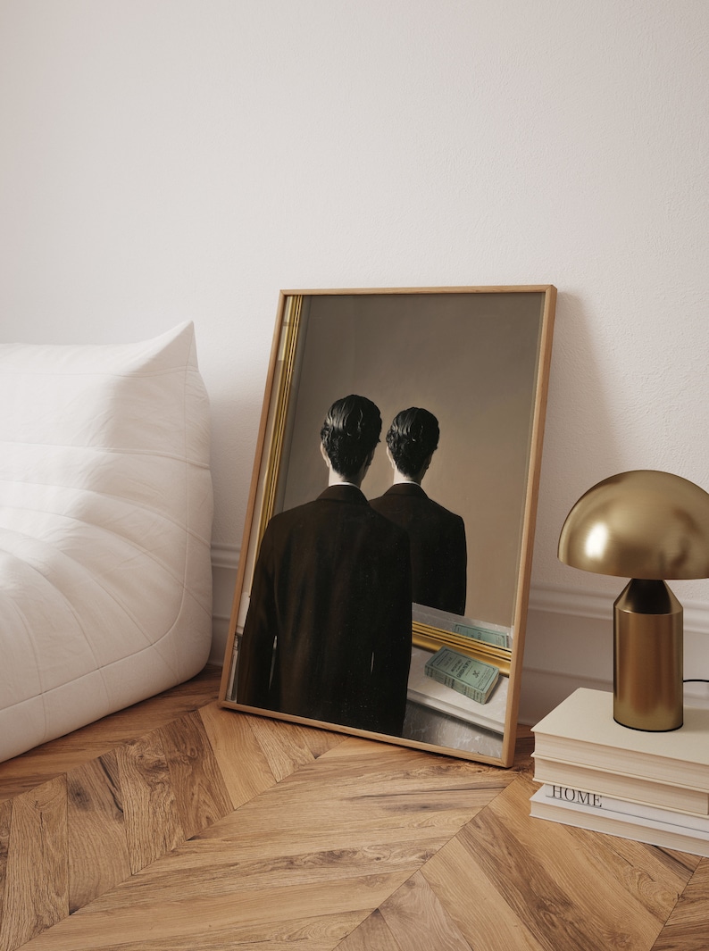 Rene Magritte Not to Be Reproduced Wall Art Print, Rene Magritte Poster ...