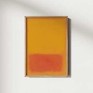 Mark Rothko Poster, Mark Rothko Print, Abstract Geometric Wall Art ...