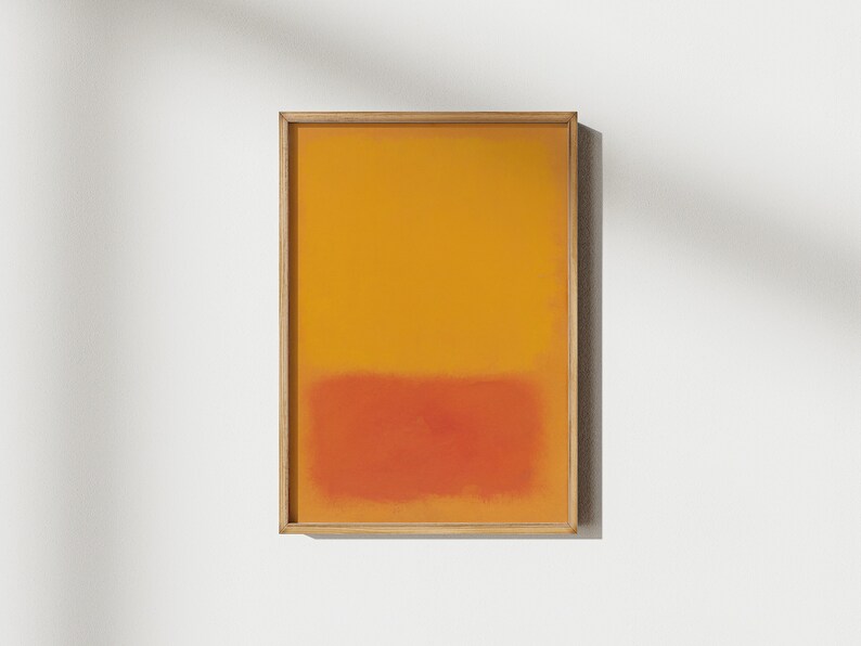 Mark Rothko Poster, Mark Rothko Print, Abstract Geometric Wall Art ...