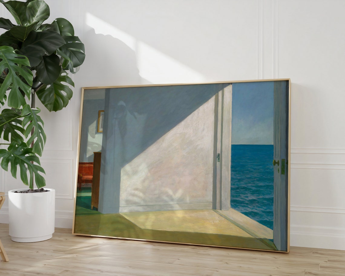 Edward Hopper Rooms by the Sea Poster, Edward Hopper Exhibition Print ...