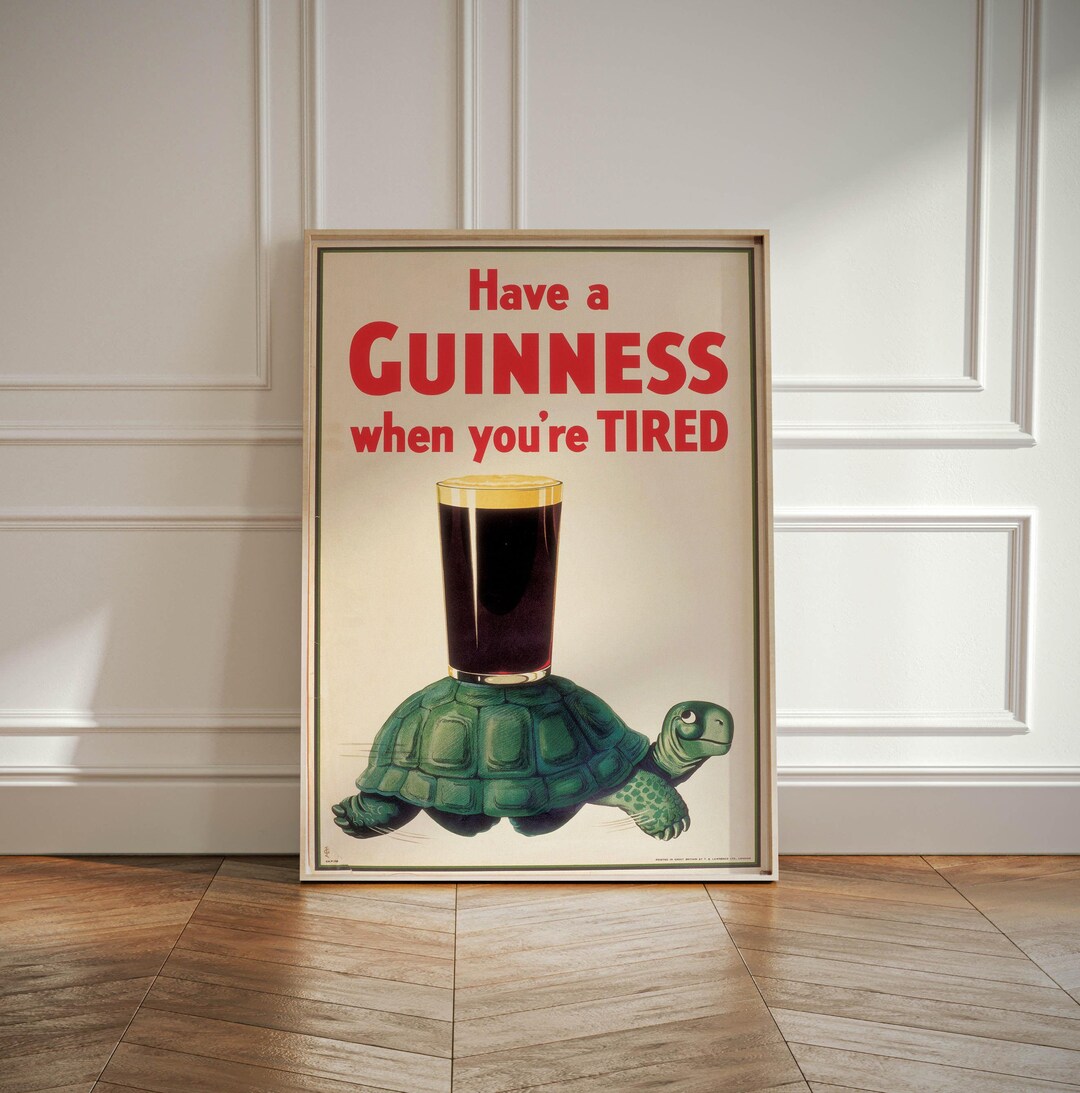 Have a Guinness Vintage Poster, Guinness Art Print, Guinness Home Decor ...