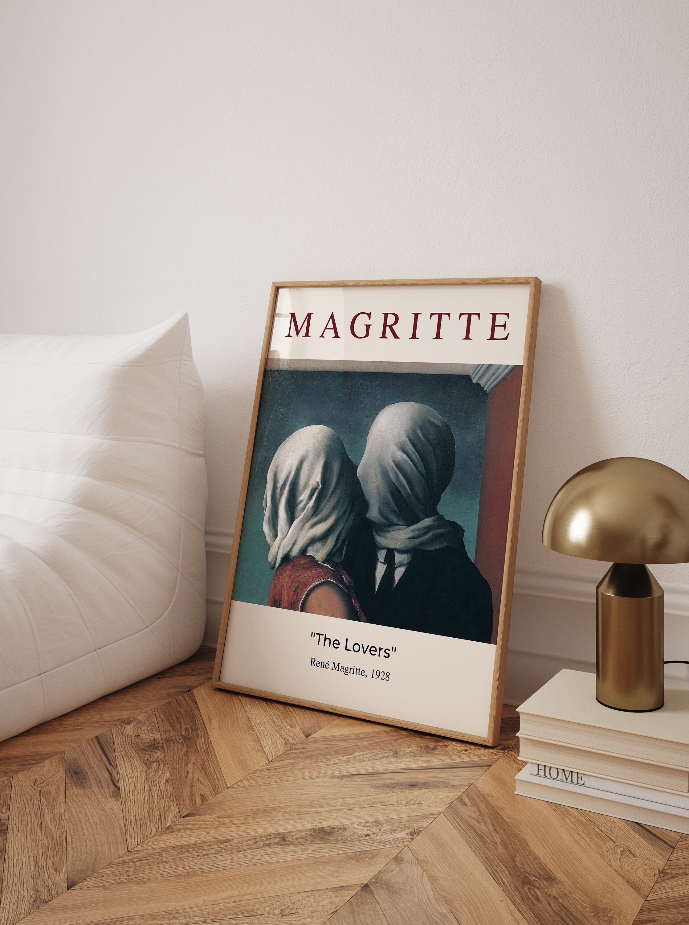 Rene Magritte the Lovers Wall Art Print Rene Magritte Poster - Etsy