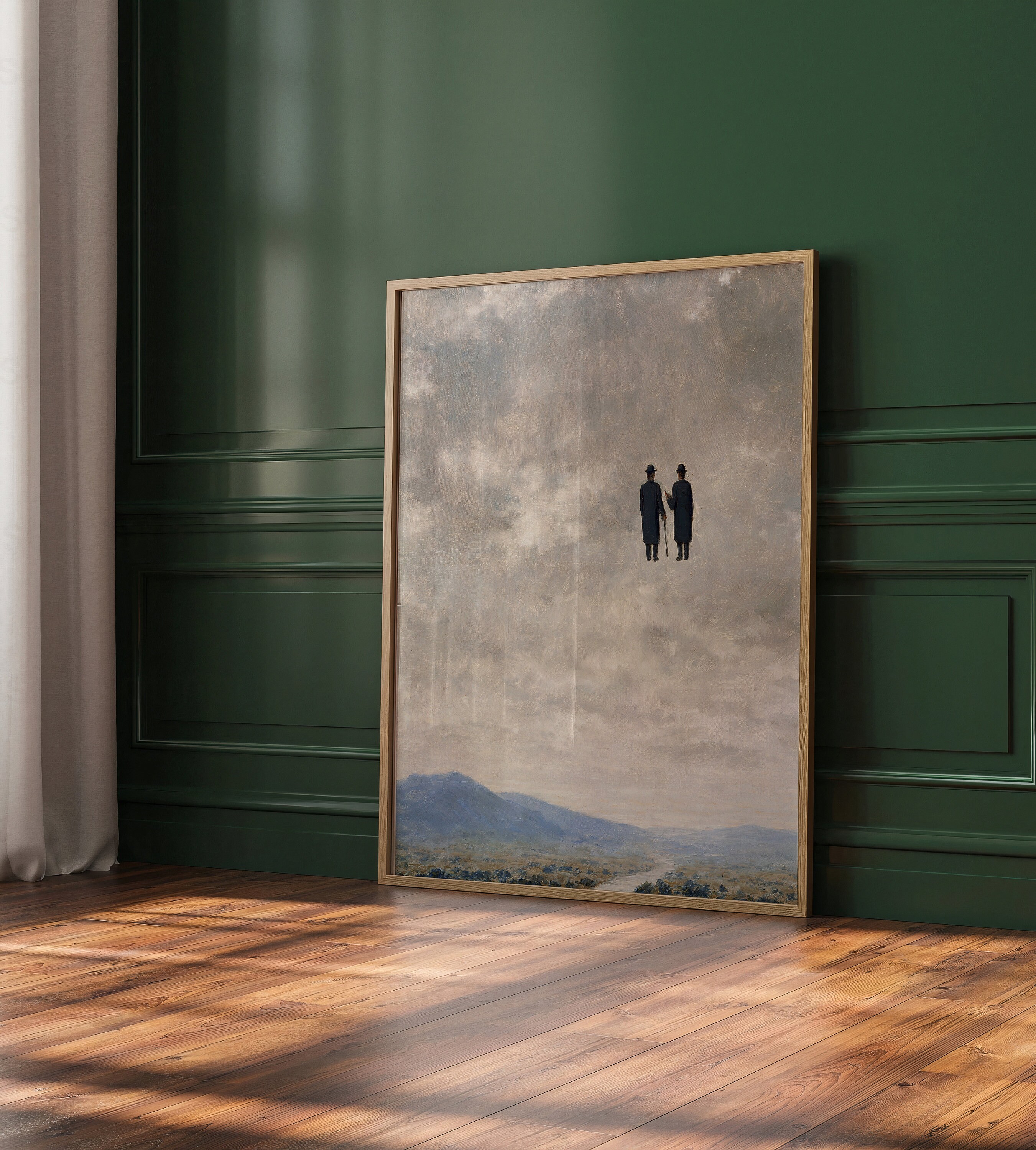 René Magritte The Art of Convesation wall Art Print, René Magritte ...