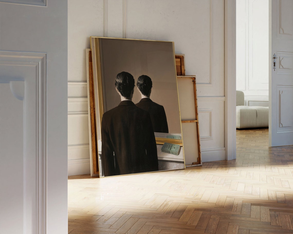 Rene Magritte Not to Be Reproduced Wall Art Print Rene - Etsy