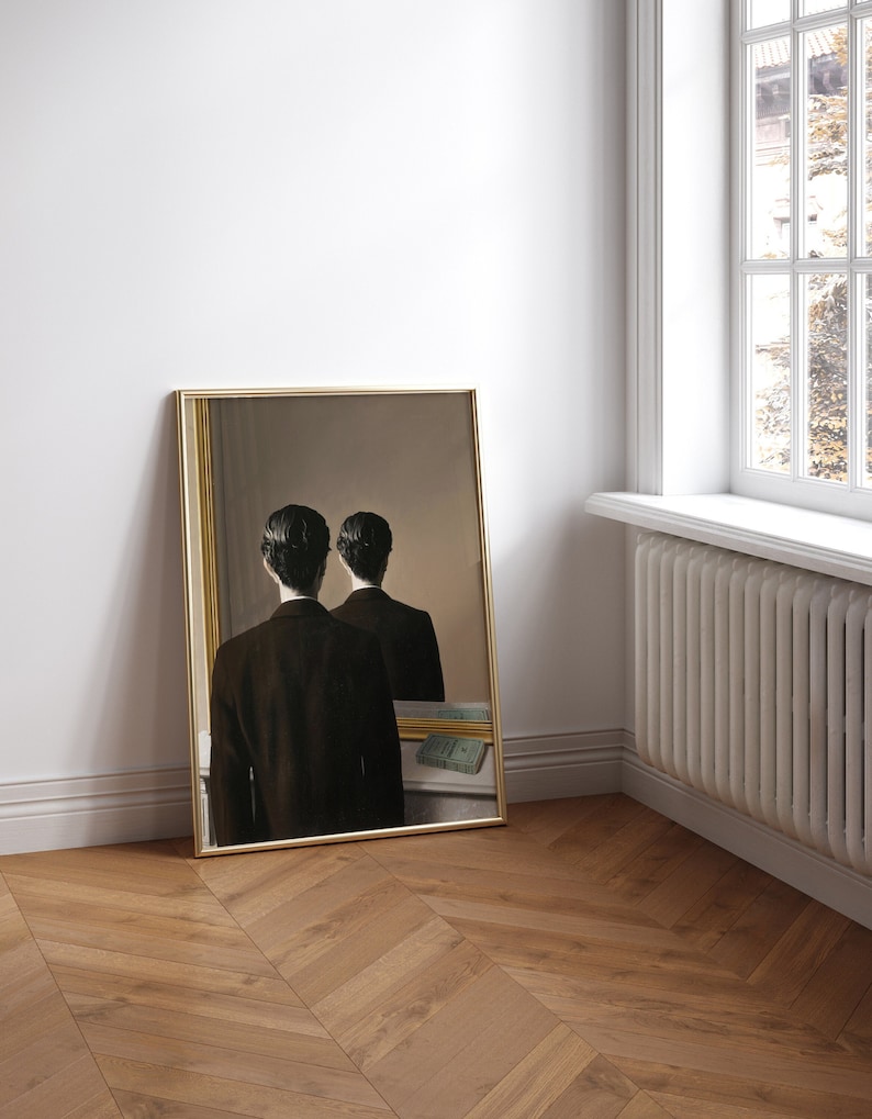 Rene Magritte Not to Be Reproduced Wall Art Print, Rene Magritte Poster ...