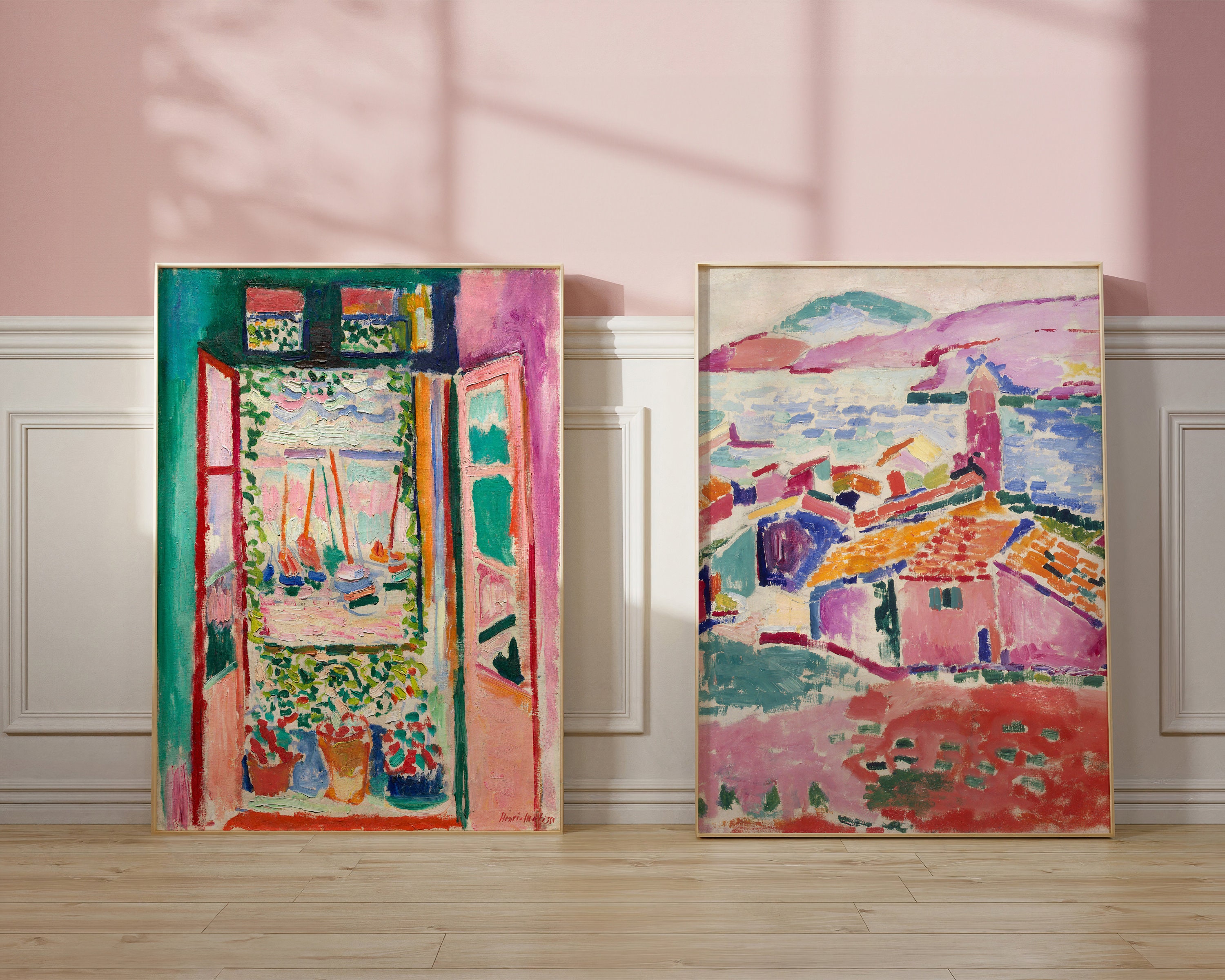 Printable Set of 2 Henri Matisse Prints, Open Window Print, View of ...