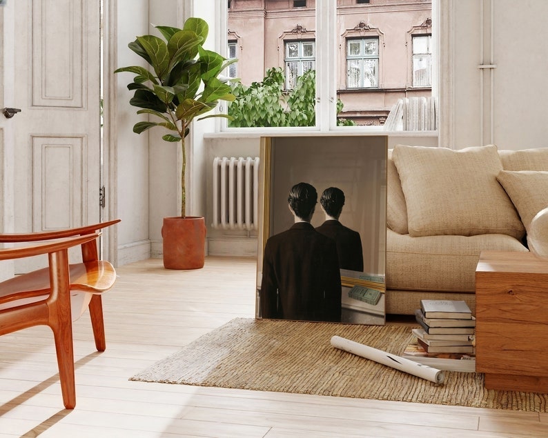 Rene Magritte Not to Be Reproduced Wall Art Print Rene - Etsy
