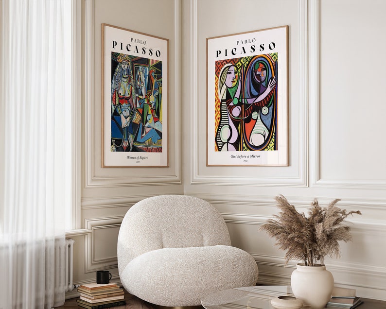 SET of 2 Pablo Picasso Wall Art Print, Picasso Poster, Picasso Home ...