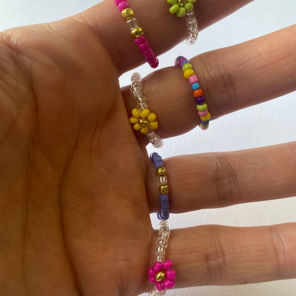 Seed Bead Ring - Etsy